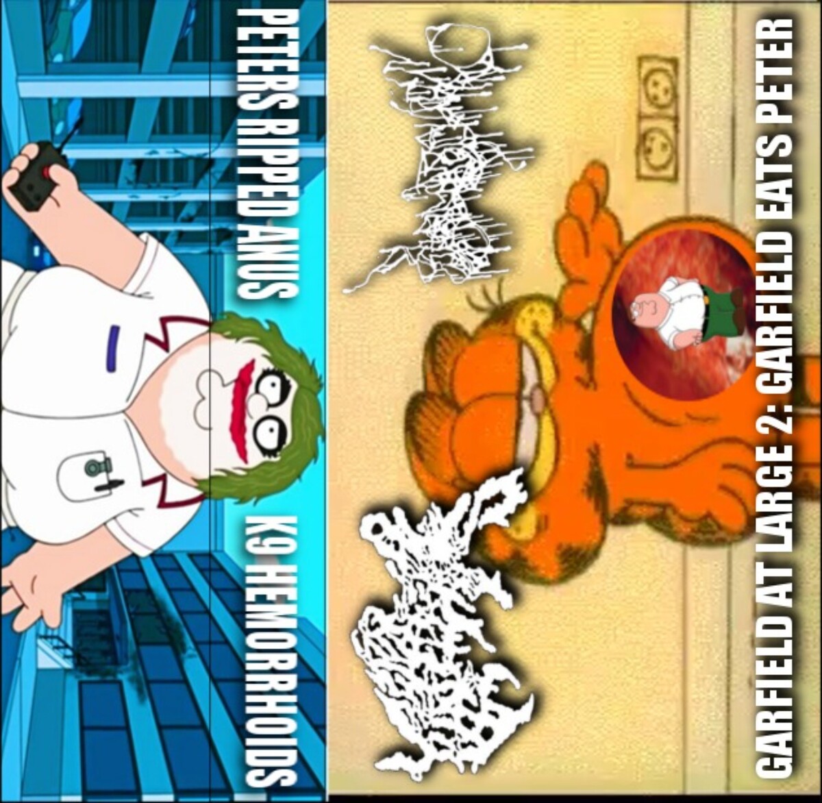 Garfield at Large 2: Garfield Eats Peter by Peter's Ripped Anus / K9 ...