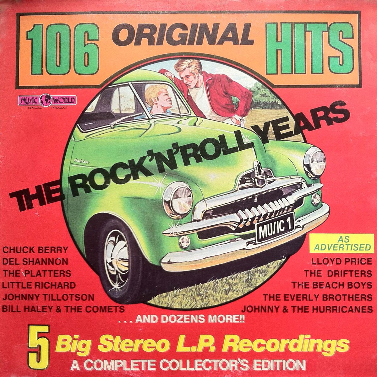 The Rock 'n' Roll Years: 106 Original Hits by Various Artists ...