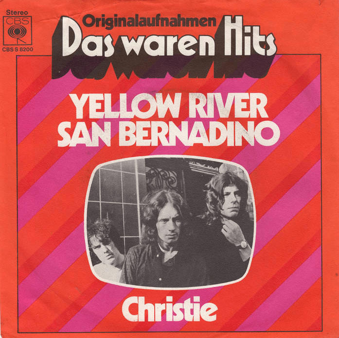 Yellow River / San Bernadino by Christie (Single, Pop Rock): Reviews ...