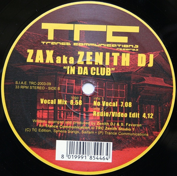 In Da Club by Zax (Single, Hardstyle): Reviews, Ratings, Credits, Song ...