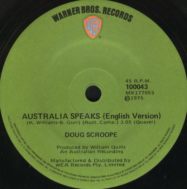 Australia Speaks / Australia Speaks (English Version) by Doug Scroope ...