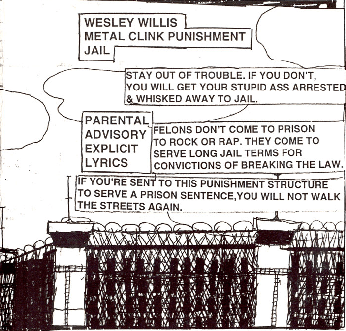 Metal Clink Punishment Jail by Wesley Willis (Album): Reviews, Ratings ...
