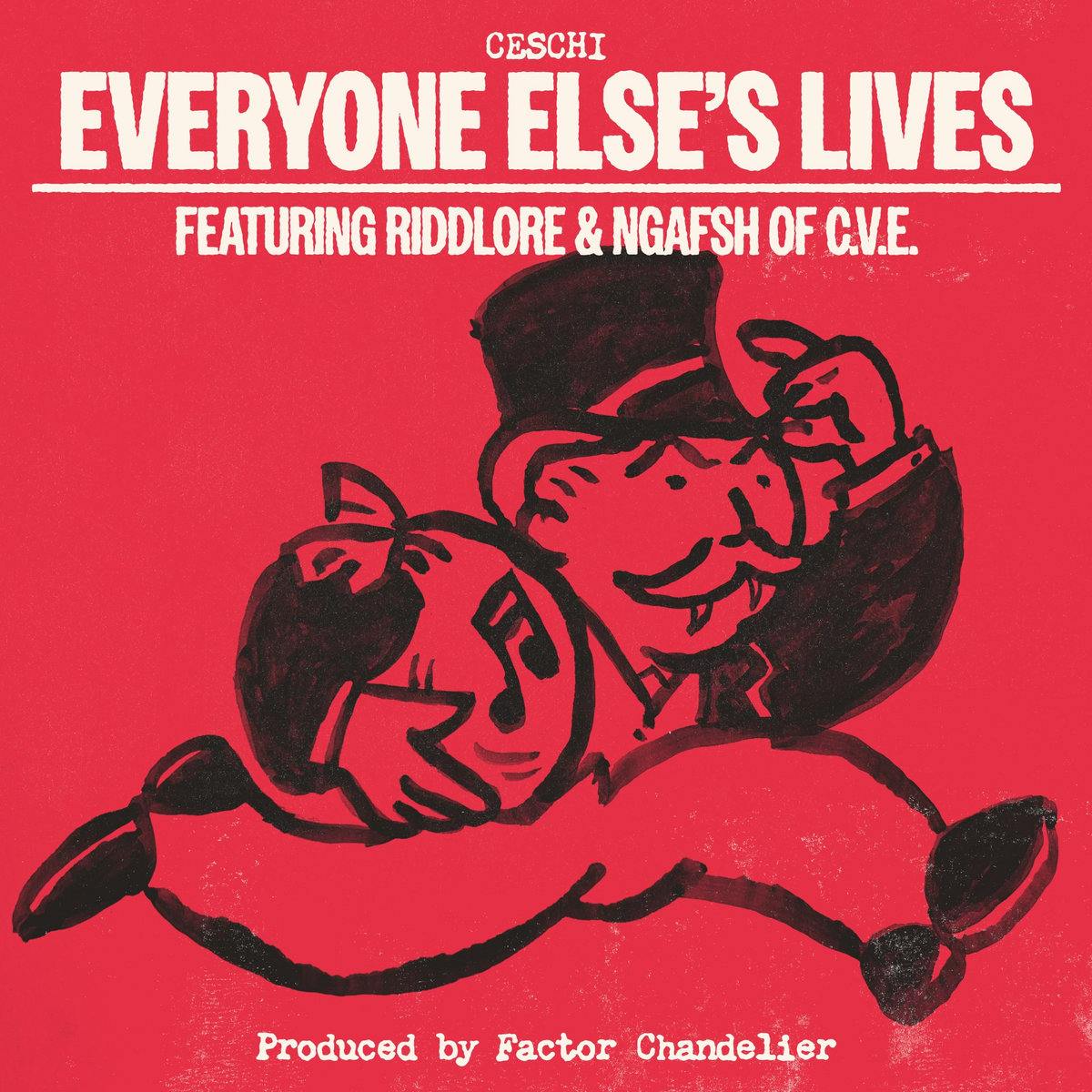 Everyone Else's Lives by Ceschi & Factor Chandelier (Single, Hardcore ...