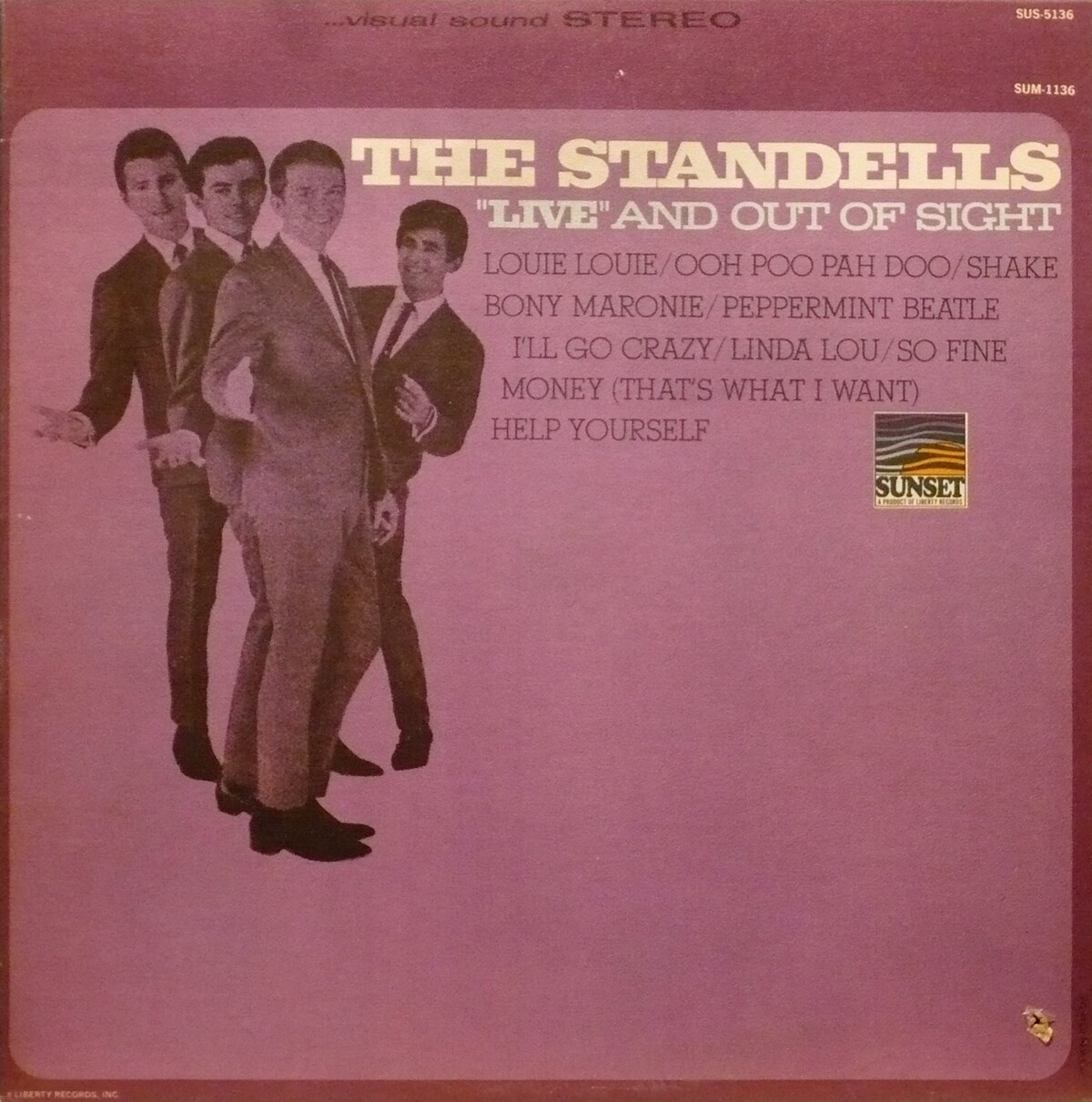 Live and Out of Sight by The Standells (Album; Sunset; SUS-5136 ...
