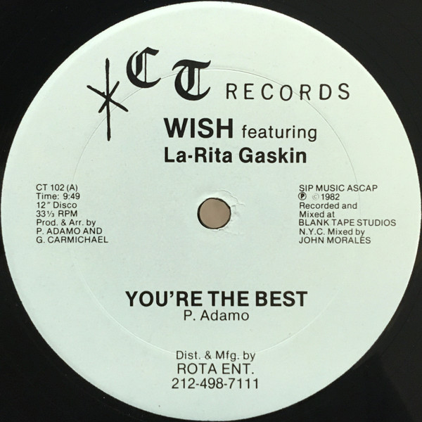 You're the Best by Wish Featuring La-Rita Gaskin (Single, Boogie): Reviews, Ratings, Credits ...