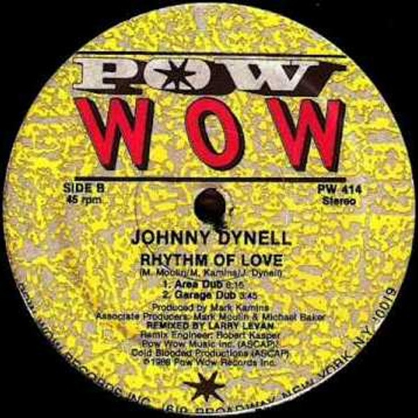 Rhythm of Love by Johnny Dynell (Single; Pow Wow; PW414): Reviews ...