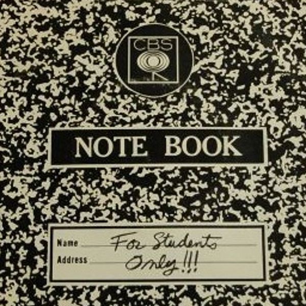 CBS Note Book: For Students Only!!! by Various Artists (EP, Rock ...