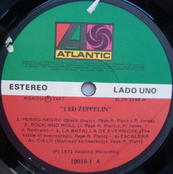 Led Zeppelin by Led Zeppelin (Album; Atlantic; 10018-1): Reviews ...