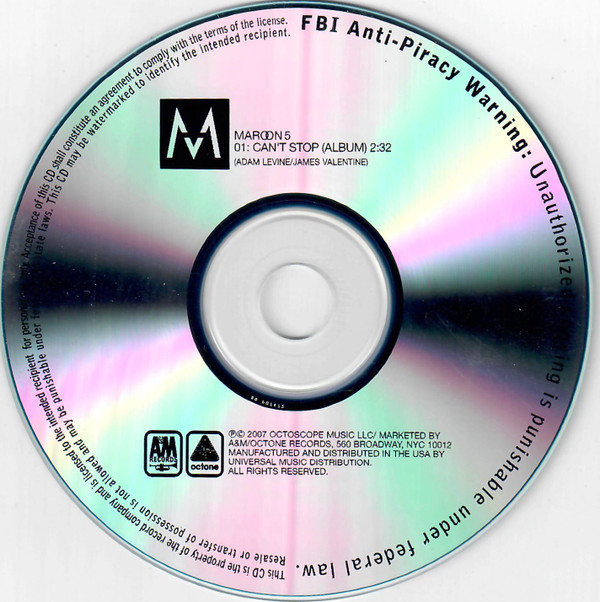 Can't Stop by Maroon 5 (Single, Pop Rock): Reviews, Ratings, Credits ...