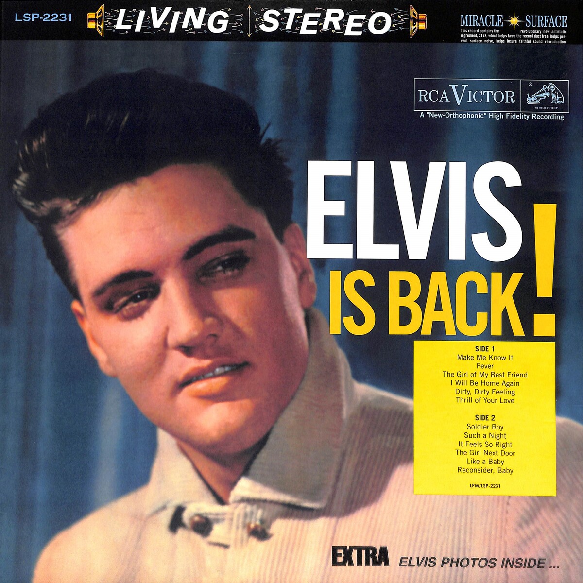 Elvis Is Back by Elvis Presley (Album; RCA Victor; LSP-2231): Reviews ...