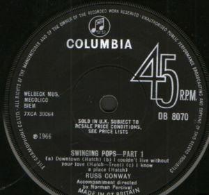 Swinging Pops - Part 1 / Swinging Pops - Part 2 by Russ Conway (Single ...