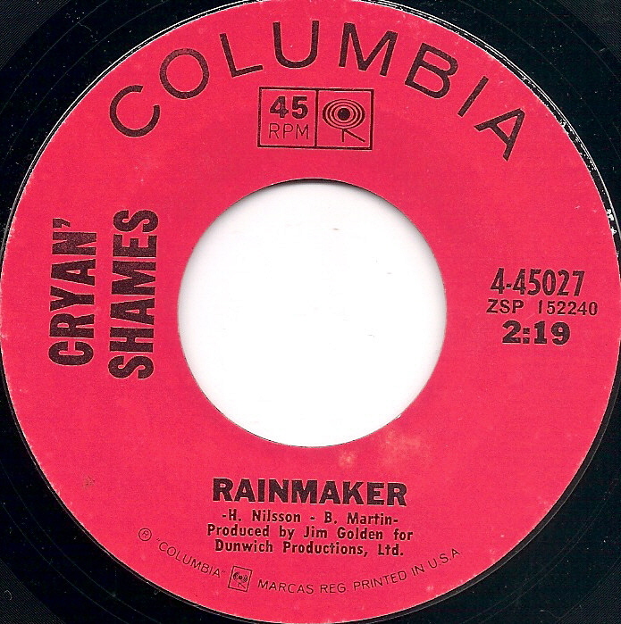 Rainmaker / Bits and Pieces by The Cryan' Shames (Single, Psychedelic ...