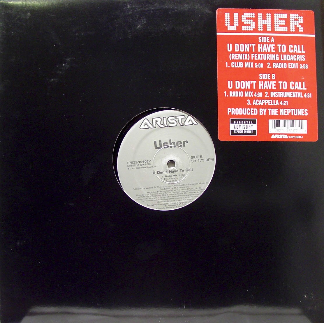 U Don't Have to Call by Usher (Single, Hip Hop Soul): Reviews, Ratings ...