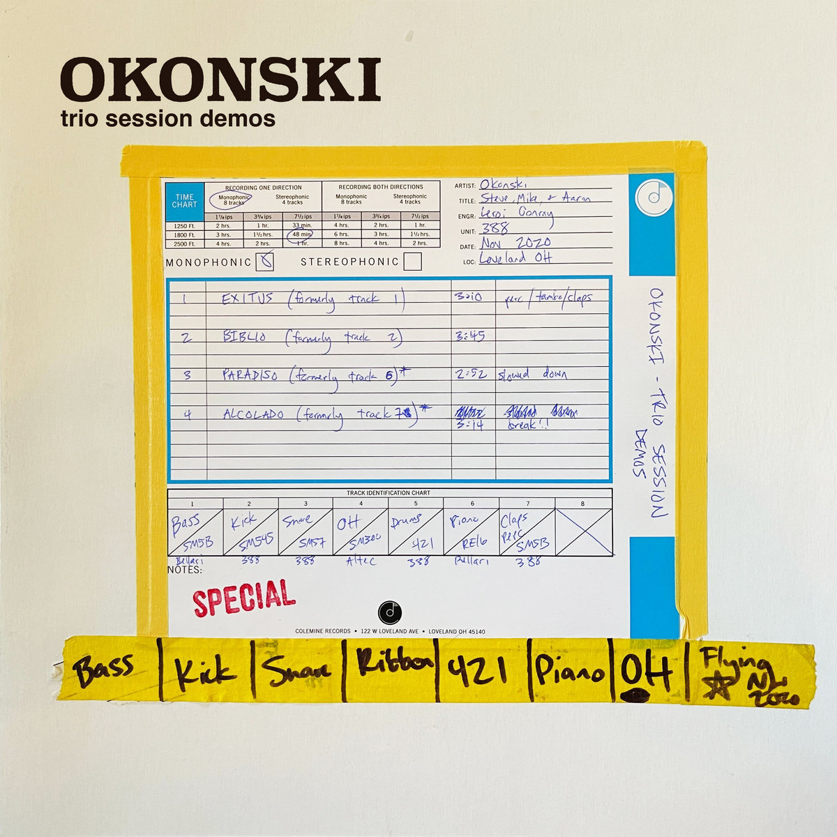 Trio Session Demos by Okonski (EP): Reviews, Ratings, Credits, Song ...