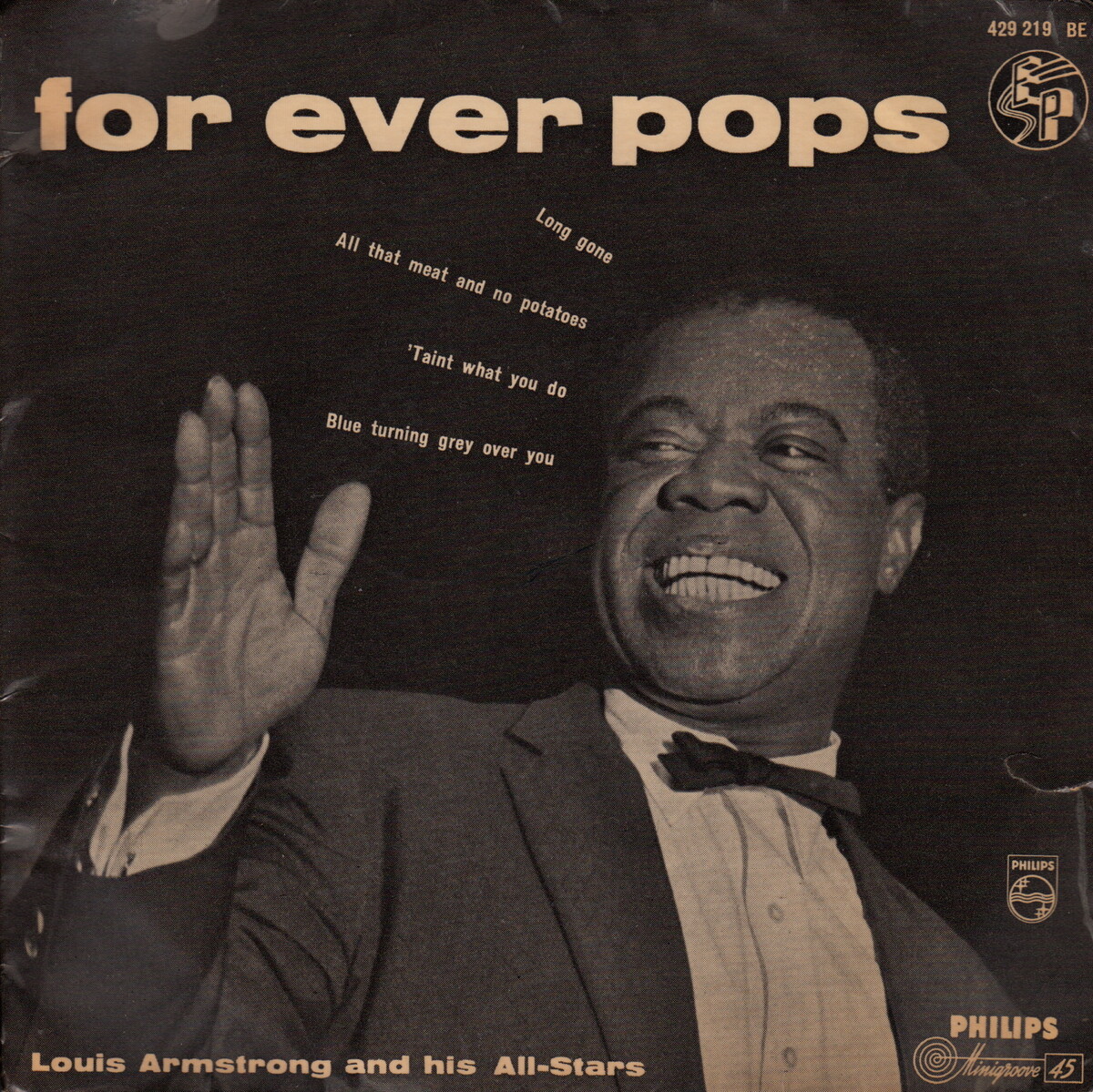 For Ever Pops by Louis Armstrong and His All-Stars (EP; Philips; 429 ...