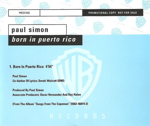 Born in Puerto Rico by Paul Simon (Single): Reviews, Ratings, Credits ...