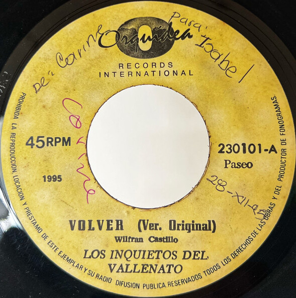 Volver / La muerte de Abel Antonio by Los Inquietos (Single): Reviews ...