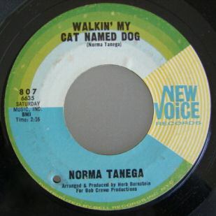 Walkin' My Cat Named Dog / I'm the Sky by Norma Tanega (Single, Folk ...