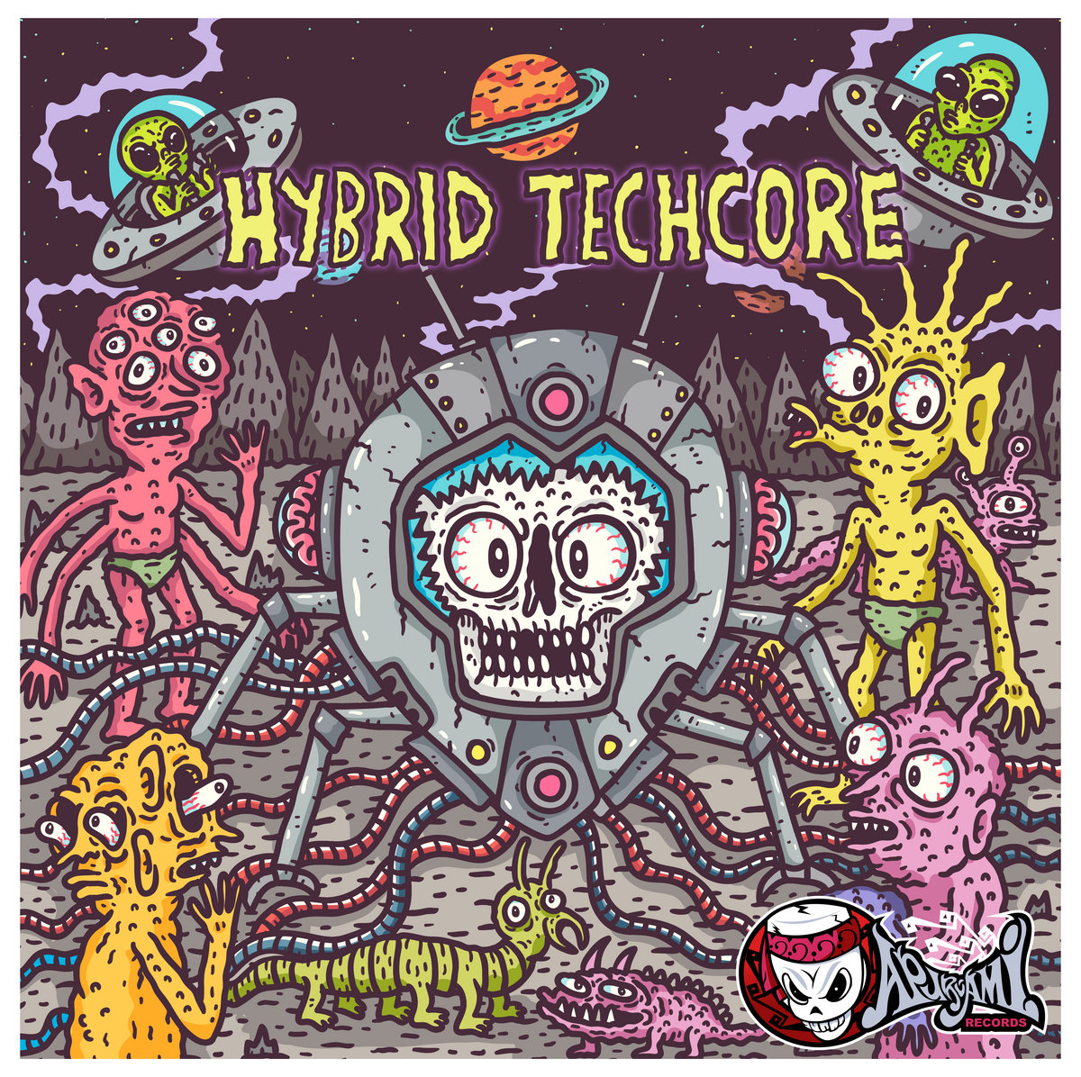 Hybrid Techcore by Various Artists (Album, Hi-Tech Psytrance): Reviews ...