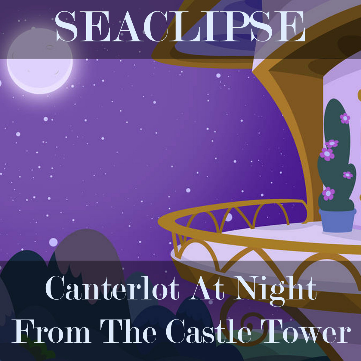 Canterlot at Night From the Castle Tower by Seaclipse (Single): Reviews ...