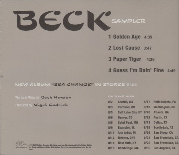 Sampler by Beck (Additional release, Singer-Songwriter): Reviews ...