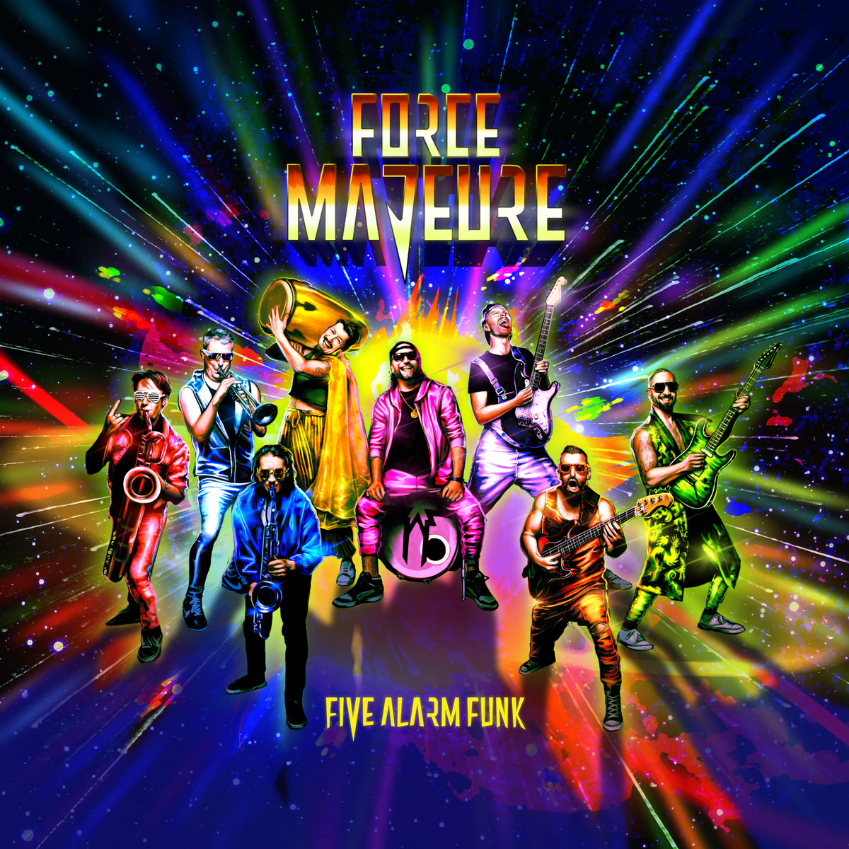 Force Majeure by Five Alarm Funk (Album, Funk): Reviews, Ratings ...