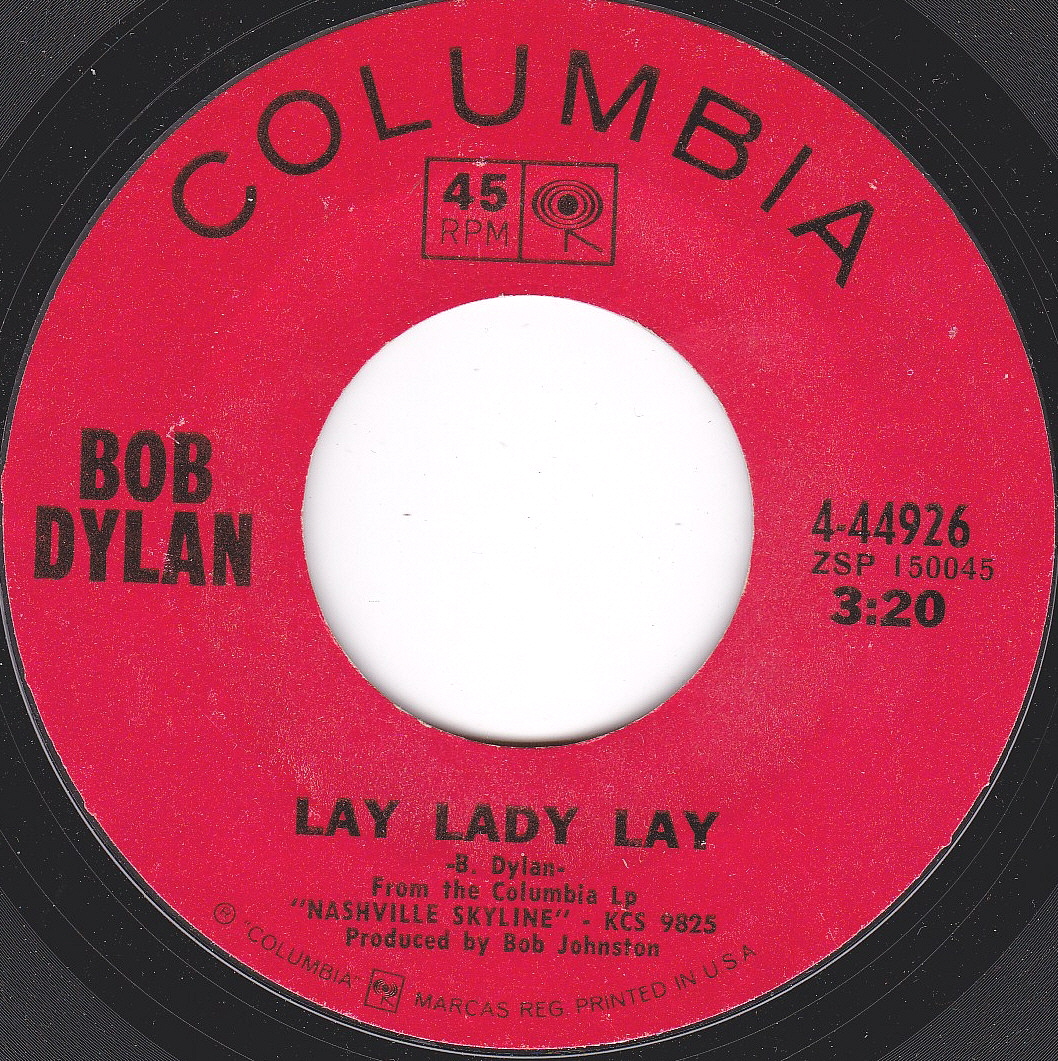Lay Lady Lay / Peggy Day by Bob Dylan (Single, Country Rock): Reviews ...