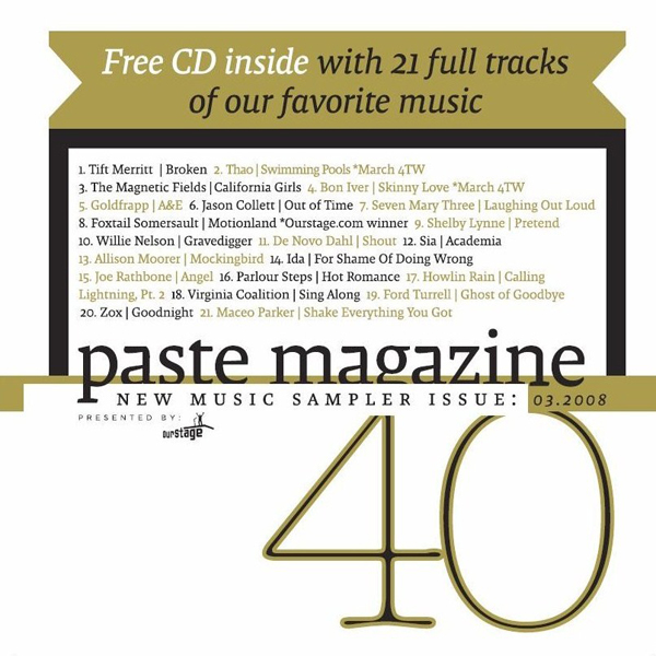 Paste Sampler 40 by Various Artists (Compilation, Rock): Reviews ...