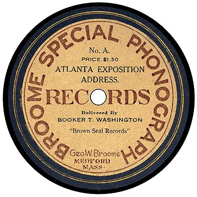 Atlanta Exposition Address by Booker T. Washington (Single, Speeches ...