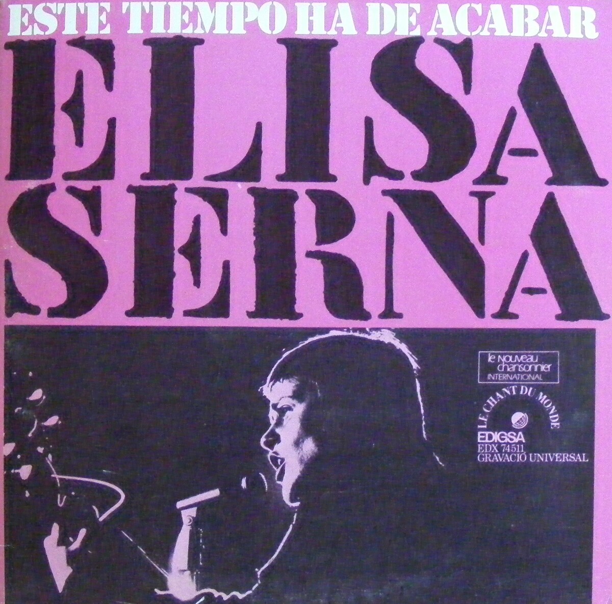 Este tiempo ha de acabar by Elisa Serna (Album, Nueva canción española ...