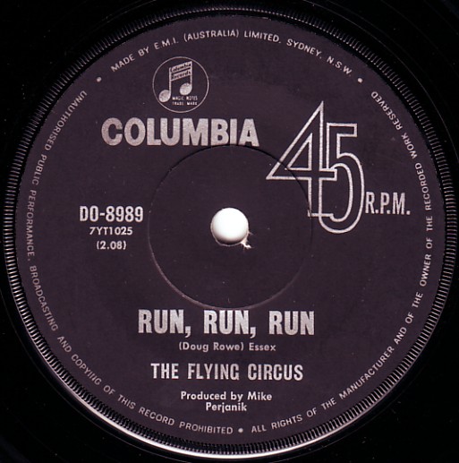 Run, Run, Run / All Fall Down by The Flying Circus (Single, Bubblegum ...