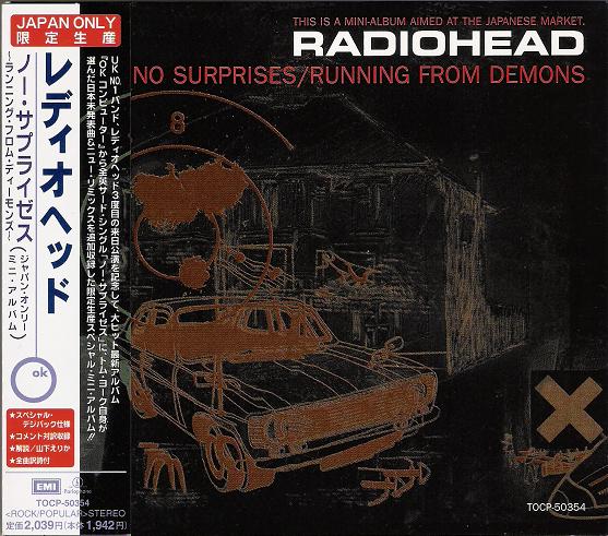 No Surprises / Running From Demons by Radiohead (EP; Parlophone; TOCP ...