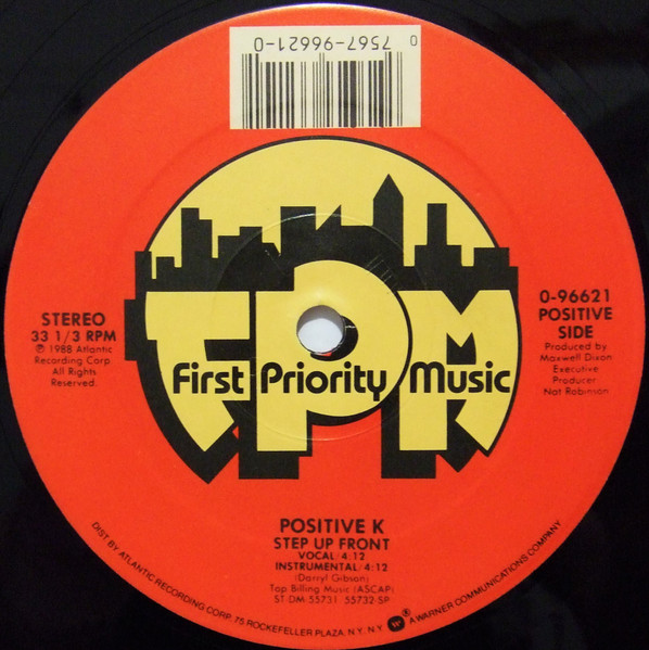 Step Up Front / Nobody Move by Positive K (Single, Hip Hop): Reviews ...