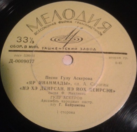 Best West Asian Music EPs of 1961 - Rate Your Music
