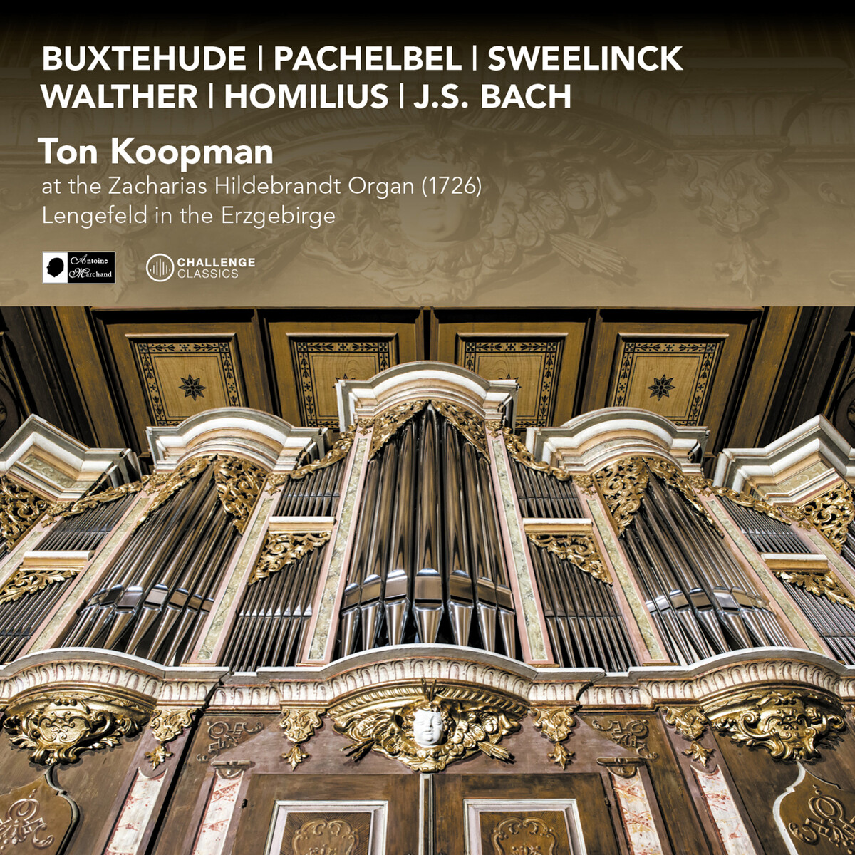 Ton Koopman at the Zacharias Hildebrandt Organ (1726) in Lengefeld in ...