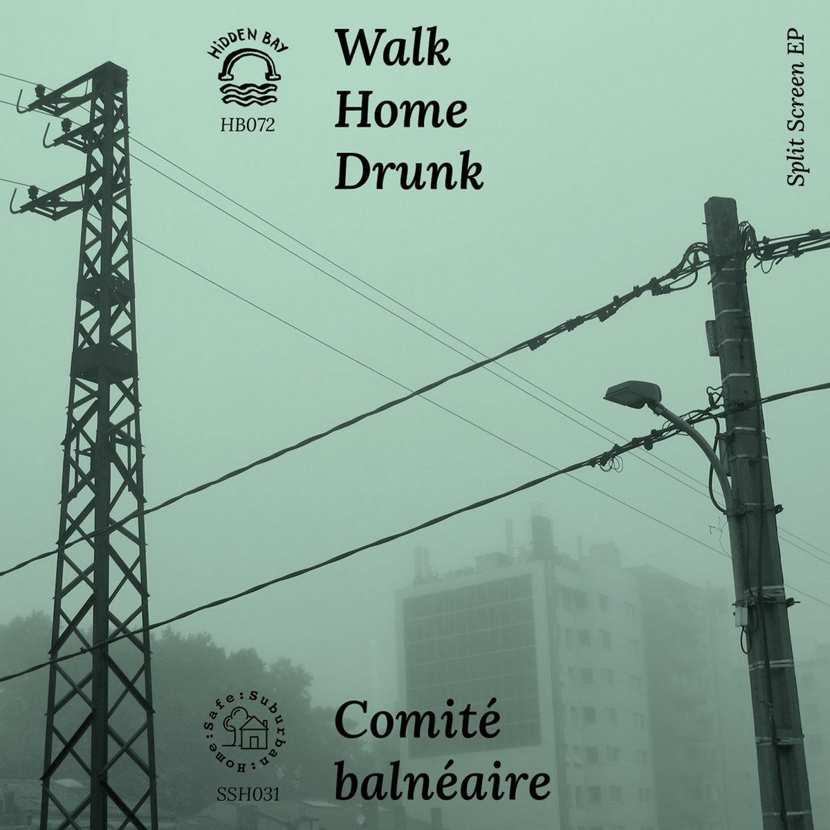 Split Screen EP by Walk Home Drunk / Comité Balnéaire (EP): Reviews ...