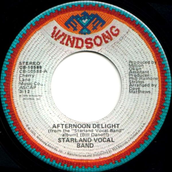 Afternoon Delight / Starland by Starland Vocal Band (Single, Country ...
