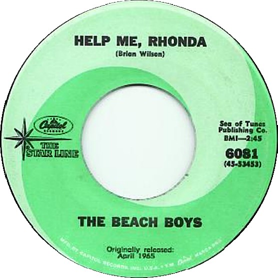Help Me, Rhonda / Do You Wanna Dance by The Beach Boys (Single, Vocal ...