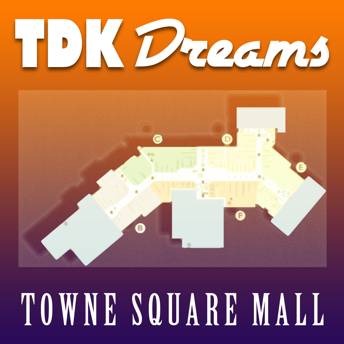 Towne Square Mall by TDK Dreams (EP, Mallsoft): Reviews, Ratings, Credits, Song list - Rate Your ...