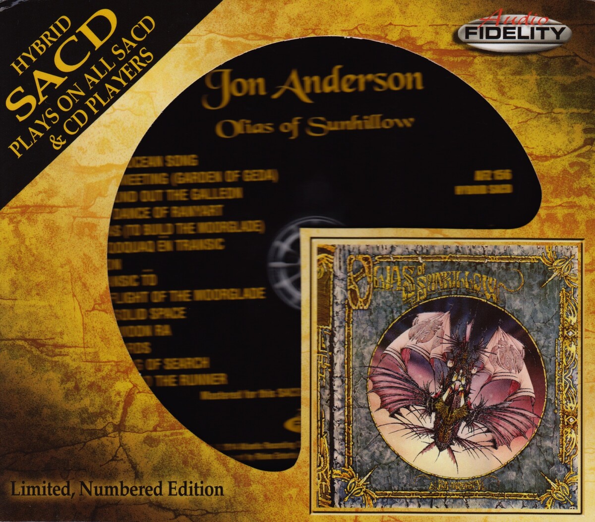 Olias of Sunhillow by Jon Anderson (Album; Audio Fidelity; AFZ 156 ...