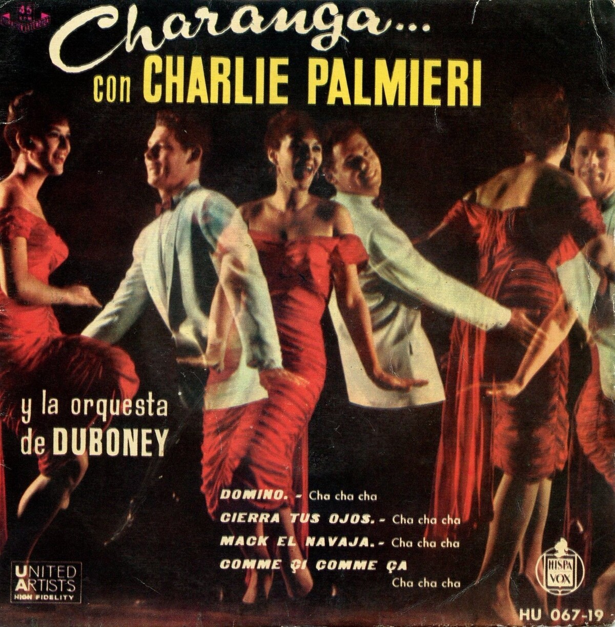 Charanga by Charlie Palmieri y la Orquesta de Duboney (EP; Hispavox; HU ...