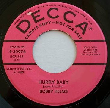 Hurry Baby / My Lucky Day by Bobby Helms (Single): Reviews, Ratings ...
