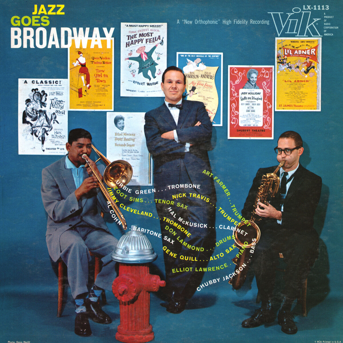 Jazz Goes Broadway by Elliot Lawrence (Album; Vik; LX-1113): Reviews ...