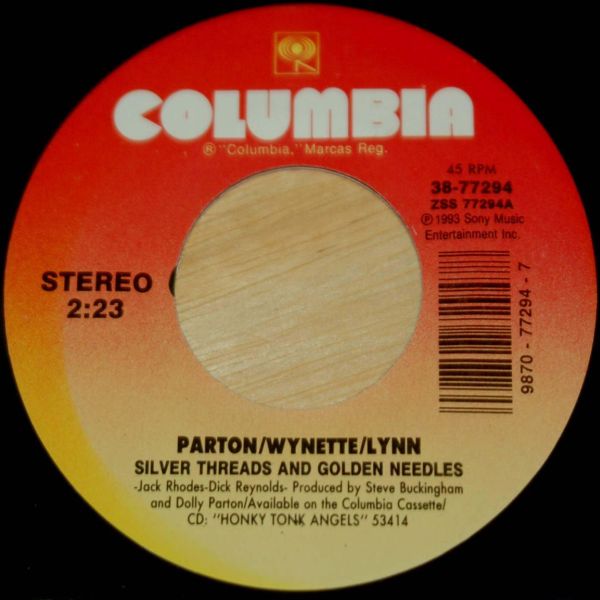 Silver Threads and Golden Needles / Let Her Fly by Dolly Parton ...