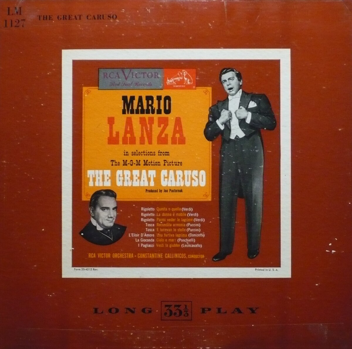 Mario Lanza in Selections From the M-G-M Motion Picture The Great ...