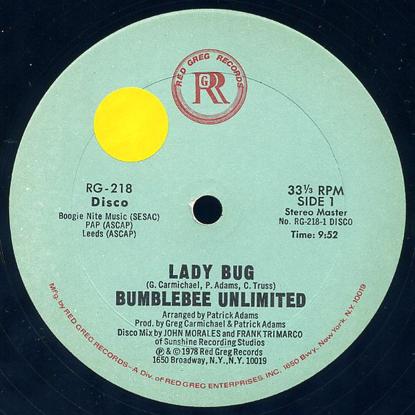 Lady Bug by Bumblebee Unlimited (Single; Red Greg; RG-218): Reviews ...