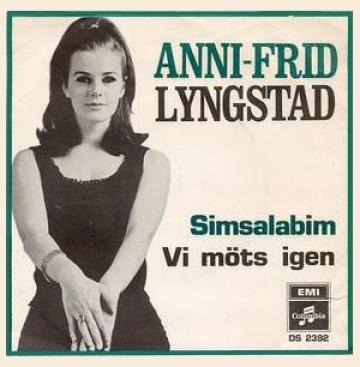 Simsalabim / Vi möts igen by Anni-Frid Lyngstad (Single; Columbia (EMI ...