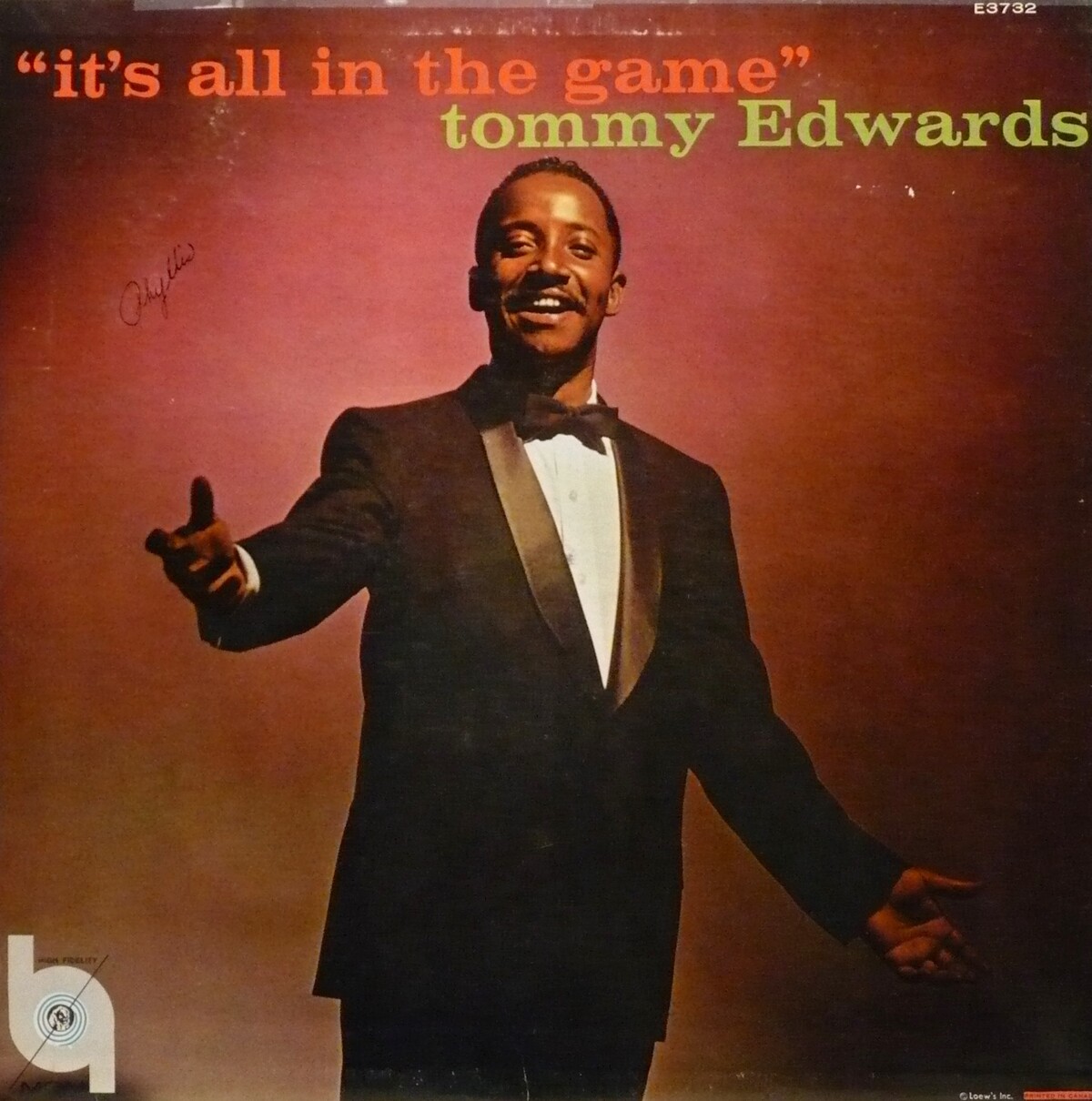 It's All in the Game by Tommy Edwards (Album; MGM; E-3732): Reviews ...