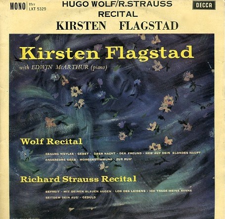 Recital by Kirsten Flagstad / Edwin McArthur (Album, Lied): Reviews ...