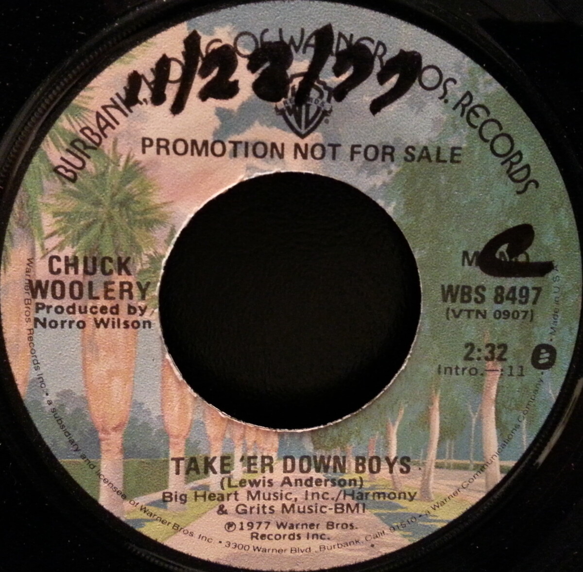 Carry Me Back / Take 'Er Down Boys by Chuck Woolery (Single): Reviews ...